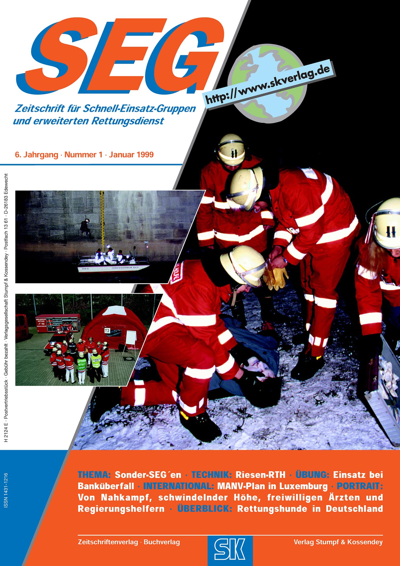 SEG MAGAZIN 01/1999 (e-Journal) – Rettungsdienst-Shop.de